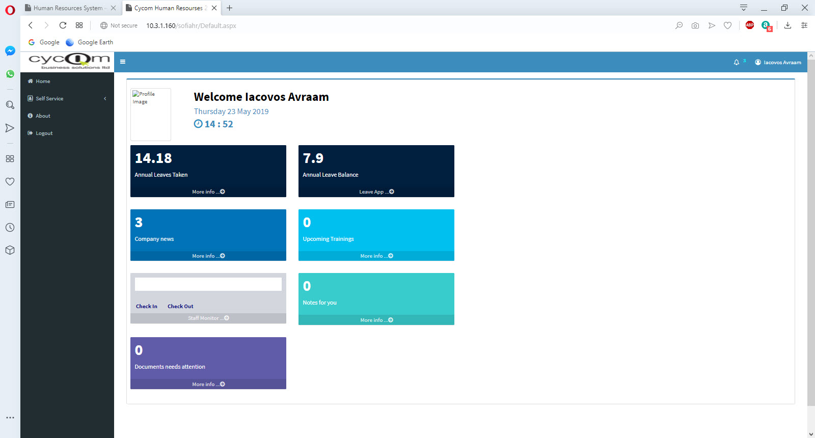 Human Resources System – Cycom Business Solutions Ltd
