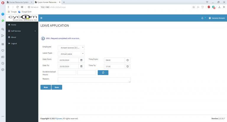 Human Resources System – Cycom Business Solutions Ltd