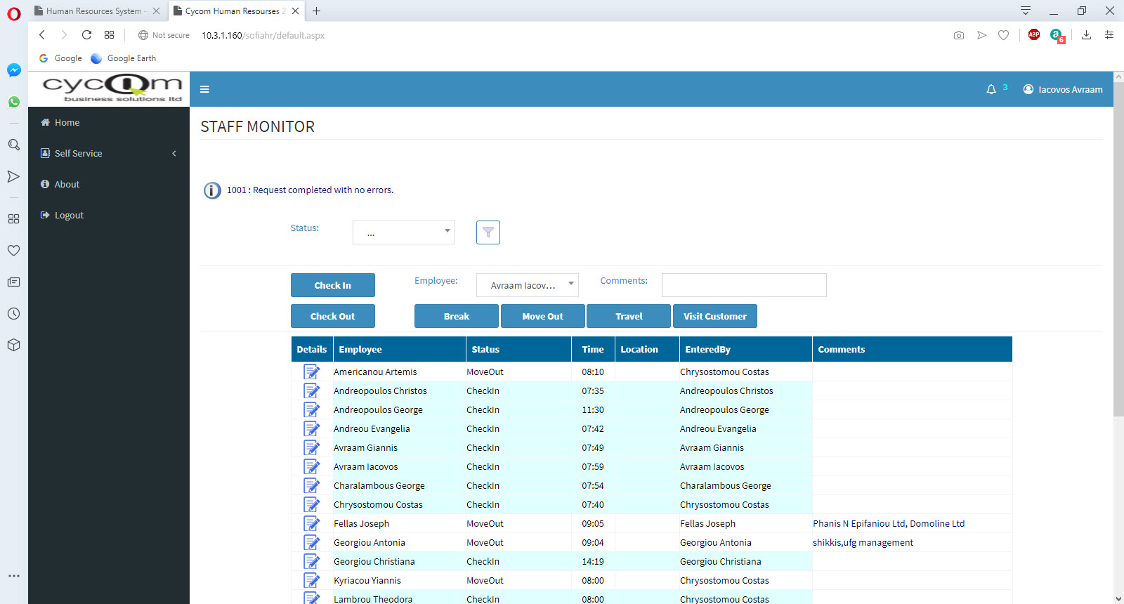 Human Resources System – Cycom Business Solutions Ltd